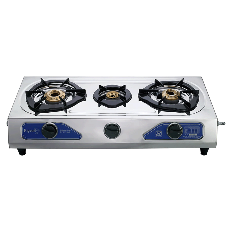 Stainless Steel LPG Stove 3 Burner Trio - Homelux